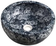 Sapho Priori - Umyvadlo na desku, průměr 41 cm, bez přepadu, modrá PI038