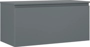 Mexen Orio, koupelnová skříňka 100 cm s horní částí, 1 zásuvka, grafitová matná, 91A10-10047-1-BFC66