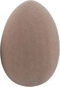 Hnědé gigantické velikonoční vejce Egg Easter Flock XL - Ø 38*53 cm