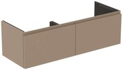Ideal Standard Finesse - Umyvadlová skříňka, 120x44x37 cm, 2 zásuvky, Matt Greige E3389UP