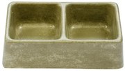 Miska beton dvojitá č.191 Bemi 2x250ml, 212x114x63mm