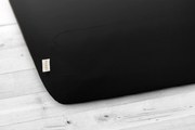 Jersey prostěradlo černé na výšku matrace do 20 cm Velikost: 90 x 200
