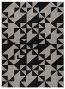KOBEREC SIZAL FLOORLUX 20489 stříbrný / Černá TROJÚHELNÍK