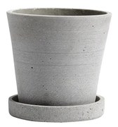 Květináč Flowerpot s podmiskou Grey S HAY