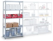 Policový regál FIX, 230 kg, 3000 x 1000 x 500 mm, základní regál