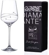 Diamante JFY Spiral sklenice na víno 450 ml
