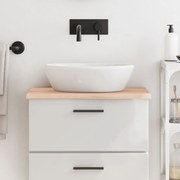 Koupelnová deska 60 x 30 x 2 cm neošetřené masivní dřevo 3156005