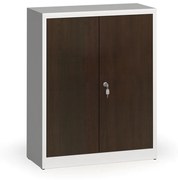 Svařované skříně s lamino dveřmi, 1150 x 920 x 400 mm, RAL 7035/wenge