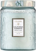 Ručně vyrobená vonná svíčka California Summers (mořská sůl, teplá vanilka, teakové dřevo)