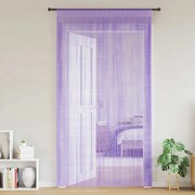 String Curtains 2 ks fialová 100x250 cm