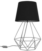 Stolní lampa Milano, 1x textilní stínítko (výběr ze 4 barev), (výběr ze 3 barev konstrukce), d