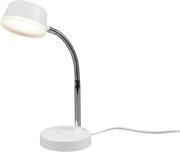 Led stolní lampa bílá chrom nastavitelná teplá barva 34 cm Rl