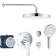 SANITINO - Sprchový set s baterií a tělesem pod omítku Grohe, příslušenství kielle, chrom SANI21GKK016