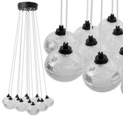Toolight Závěsné osvětlení Modern D5 MS024-13CP černé