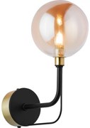 Jupiter 1887 - Nástěnná lampa ERIS 1xG9/14W/230V zlatá/černá/kouřová béžová