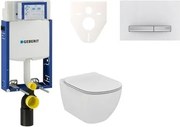 Cenově zvýhodněný závěsný WC set Geberit k zazdění + WC Ideal Standard Tesi 110.302.00.5NE8