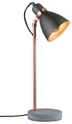 Paulmann 79624 Orm, stolní lampa bílá/mosaz/beton, 1xE27, výška 50cm