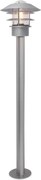Venkovní stojací lampa Elstead HELSINGOR/stříbrná/100 cm