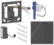 Geberit - Elektronické ovládání splachování pisoárů typ 40, síťové napájení, Bluetooth, sklo/černá 116.227.SJ.1