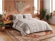 Krepové povlečení HEART RETRO POLY šedé Rozměr povlečení: 70 x 90 cm | 140 x 200 cm
