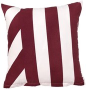 DADKA Povlak na polštář bavlna Zebra bordó Rozměr 40x40