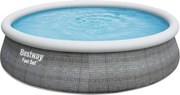 Nadzemní bazén s límcem a příslušenstvím Fast Set Gray 457 x 107 cm BESTWAY 35996
