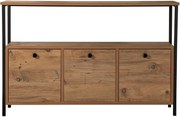 Konzolový stolek v dekoru borovice v přírodní barvě 29,5x120 cm Solace – Kalune Design