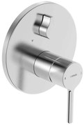 Hansa Vantis - Baterie pod omítku, pro 2 spotřebiče, broušená ocel 8260906780