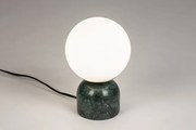 Stolní lampa Merlot Green Marmor