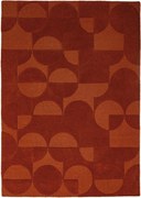 Ručně tkaný vlněný koberec v terakotové barvě 200x290 cm Gigi – Flair Rugs