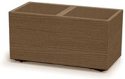 Květináč prosperplast madera case eco wood 57,7 cm naturo eco