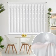 ZÁCLONA NA PÁSCE DIANA3 350X160 CM BÍLÁ