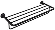 Axor Universal Circular - Držák ručníku s poličkou, délka 60 cm, matná černá 42843670