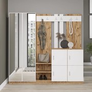 VerDesign Světlá síňová sestava DADA 9, bílá / borovice