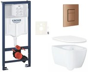 Závěsný wc set do lehkých stěn / předstěnová montáž GROHE Essence SIKOGRSESSCDL0