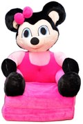 Dětské plyšové rozkládací křesílko MINNIE 2