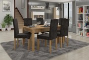 ADRK Furniture Sada stolu s židlemi RODOS 56 SE-R-56-C-B112