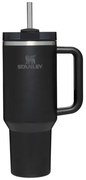 Černá termoska s brčkem z nerezové oceli 1,18 l Quencher H2.0 FlowState Tumbler Black – Stanley