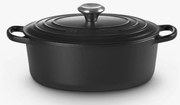 Le Creuset Signature - Pekáč oválný s poklicí, objem 13,9 l, noir mat 21178400000430