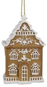 Závěsná vánoční ozdoba perníková chaloupka Gingerbread House - 6*4*9 cm