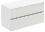 Ideal Standard Finesse - Umyvadlová skříňka, 100x44x56 cm, 2 zásuvky, matná bílá E3424Y1