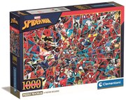 Clementoni - Puzzle 1000 Impossible Spider-Man - Compact