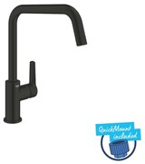 Grohe QuickFix Start - Dřezová baterie, matná černá 1012422430