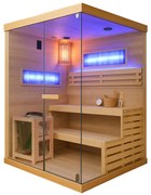 BPS-koupelny Finská sauna Relax HYD-6193 140x150, 3-4 osoby