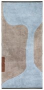 Bavlněný pratelný běhoun ve světle modré a béžové barvě 70x150 cm Figura – Mette Ditmer Denmark