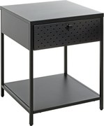 XXXLutz NOČNÍ STOLEK, černá, 40/53/40 cm - 001931104210