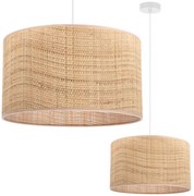 Závěsné svítidlo Rattan, 1x ratanové stínítko, (fi 35cm), w