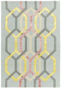 Barevný koberec Blondie Hexagon Silver Rozměry: 160x230 cm