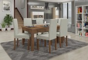 ADRK Furniture Sada stolu s židlemi RODOS 56 SE-ROD 56-L-B115