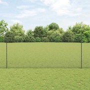 Svařovaná drátěná plotovina s tyčkami 10 x 1,4 m Šedá Síťovina 3336571